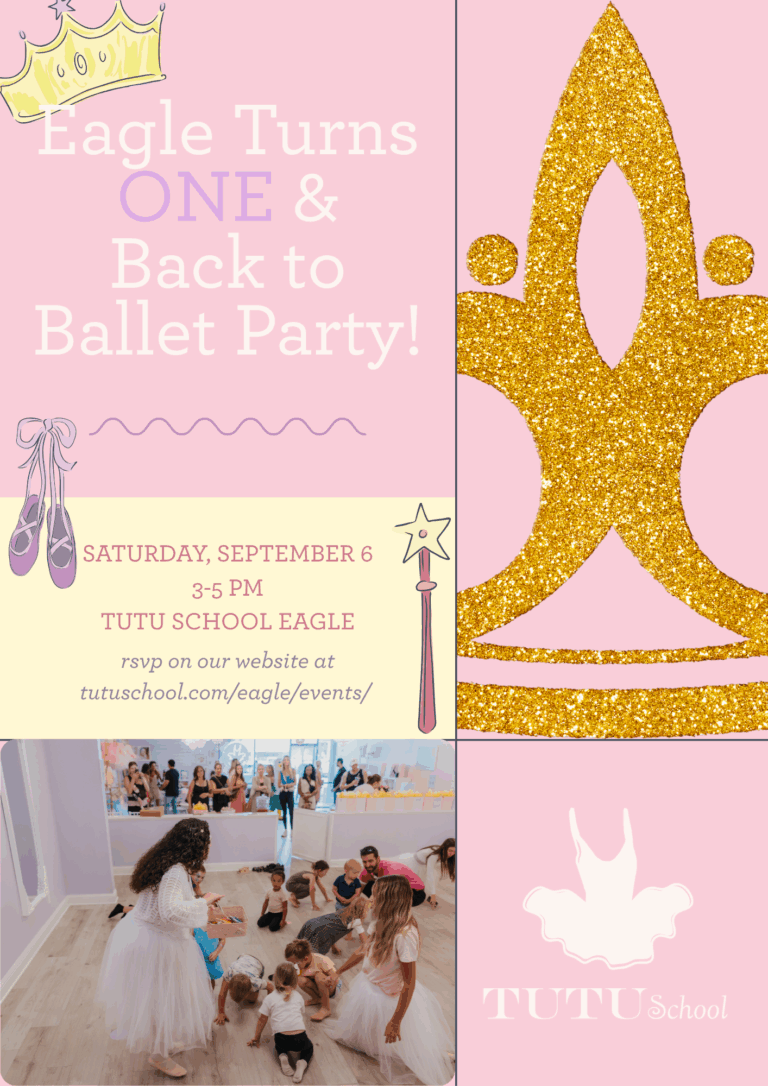 Back to Ballet & Tutu School Eagle Turns ONE - Tutu School Eagle